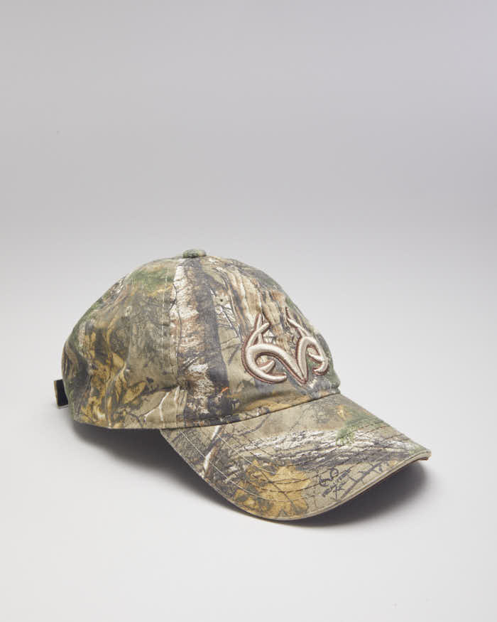 Y2k 00s Real Tree Camouflage Antlers Baseball Cap – Rokit