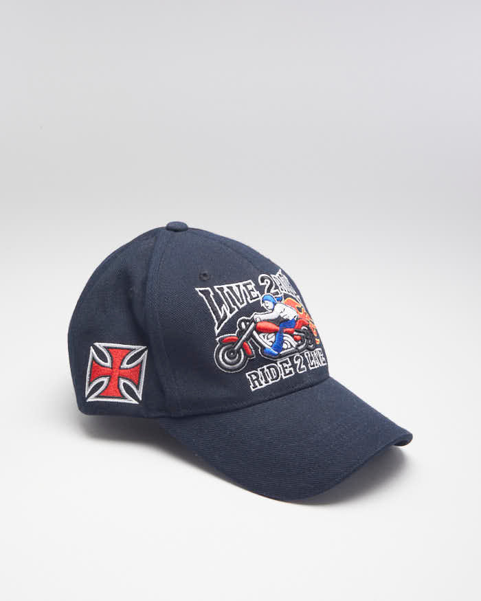 Vintage Live 2 Ride Ride 2 Live Motorcycle Baseball Cap – Rokit
