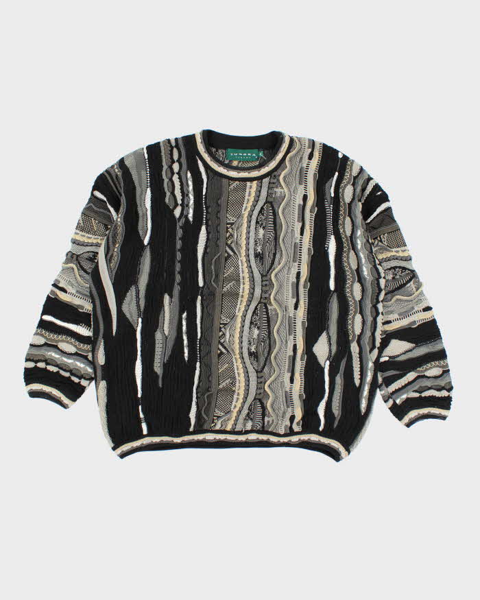 Vintage 80s Tundra Knit Jumper - XL – Rokit