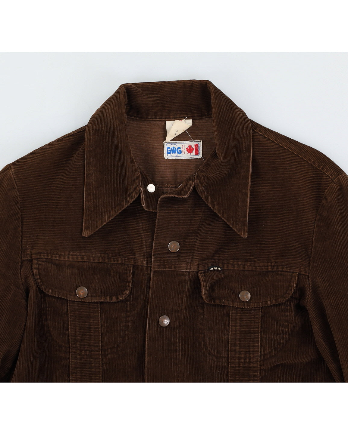Vintage 70s GWG Brown Corduroy Trucker Jacket - S – Rokit