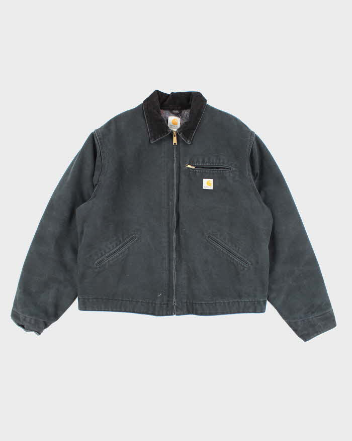 Vintage Carhartt J01 Black Detroit Jacket - XL – Rokit