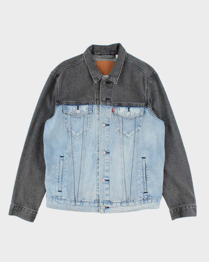 Vintage Levi's Two-Tone Light & Dark Wash Denim Jacket - L – Rokit