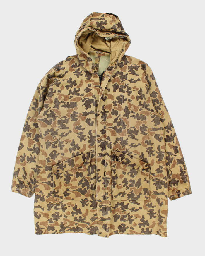 Vintage 90's Converse Heavyweight Camouflage Parka Military Jacket - X ...