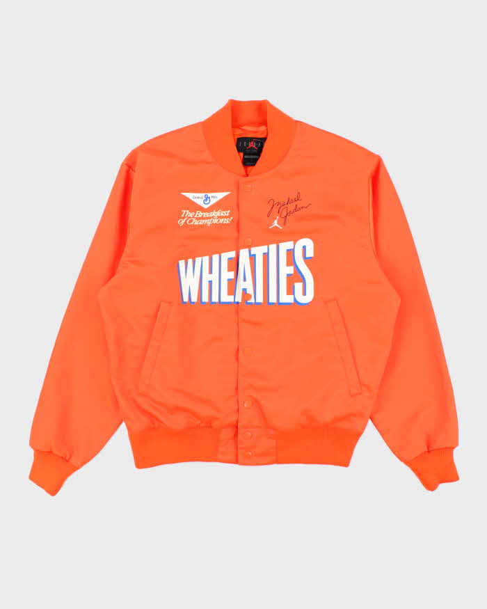 Vintage 2000's Jordan Wheaties Cereal Varsity Jacket - S – Rokit