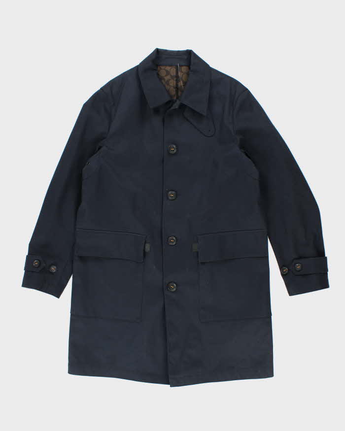 Vintage Coach Heavyweight Monogram Interior Overcoat - M – Rokit