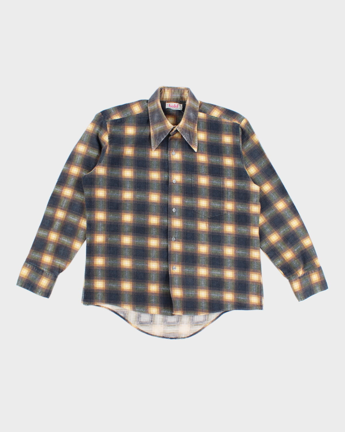 Vintage 70s mr. Bold Flannel Shirt - L – Rokit