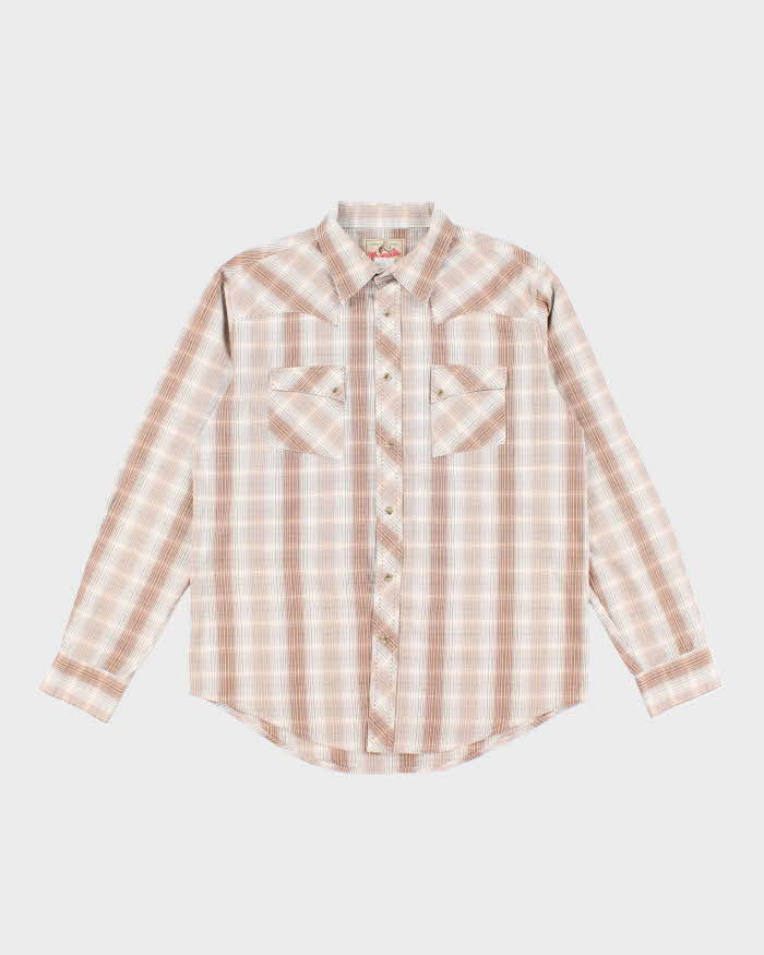 Vintage Wrangler Western Snap Button Shirt - L – Rokit