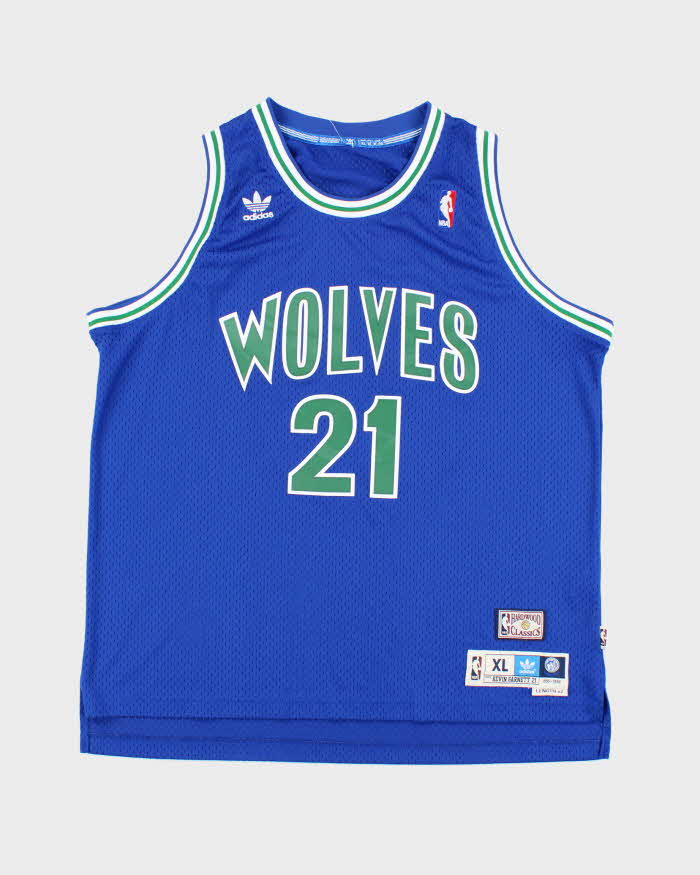 Vintage Hardwood Classics Minnesota Timberwolves NBA Basketball Jersey ...