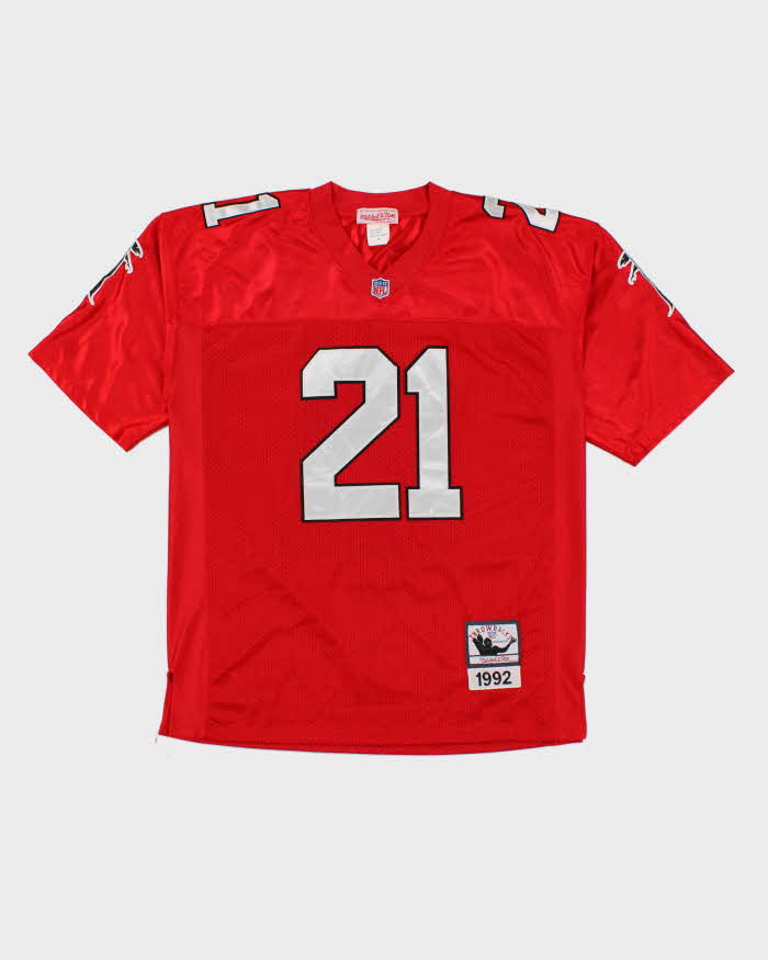 Vintage Mitchell & Ness Throwback Deion Sanders Atlanta Falcon NFL Jer ...