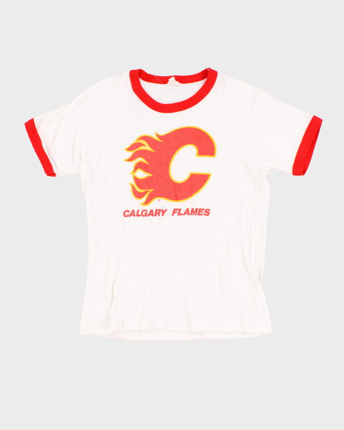 70's Vintage Calgary Flames Hockey T-Shirt - M/S – Rokit