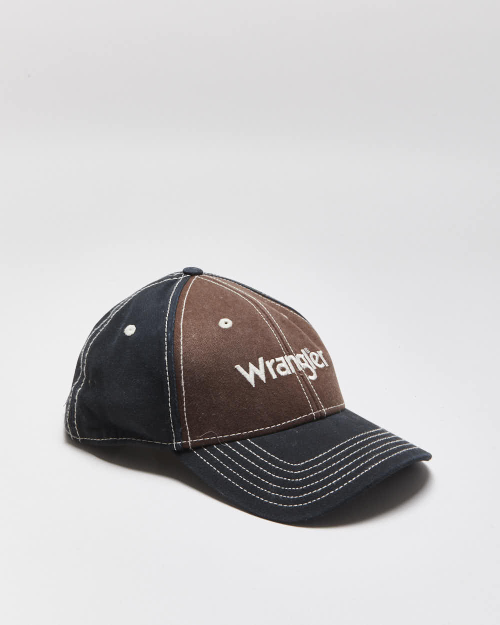 DS Vintage Y2K 00s Wrangler Denim Cowboys Velcro Baseball Cap - OS – Rokit