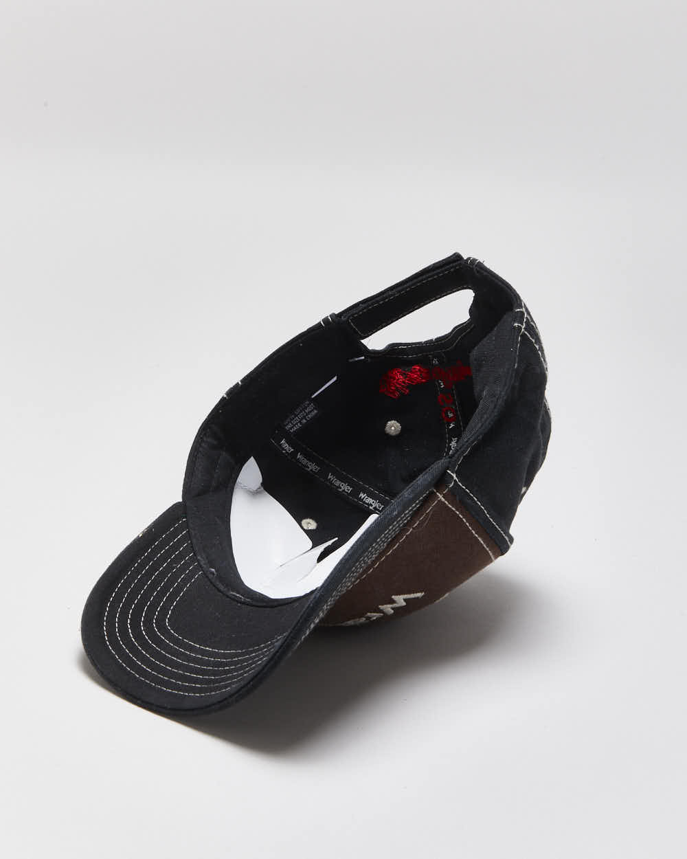 DS Vintage Y2K 00s Wrangler Denim Cowboys Velcro Baseball Cap - OS – Rokit
