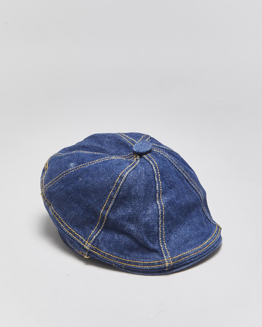 Vintage Y2K 00s Kangol 'Denim Galaxy' Indigo Wash Flat Cap - M – Rokit