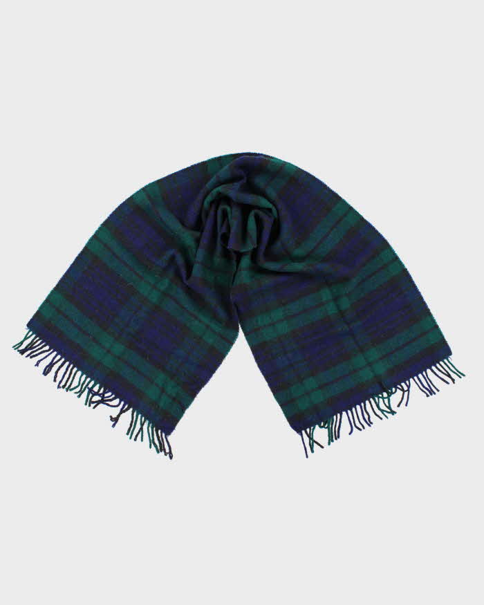 Vintage Tweedmill Wool Checked Scarf – Rokit