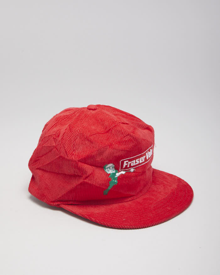 Vintage Challenge Red Corduroy Cap – Rokit