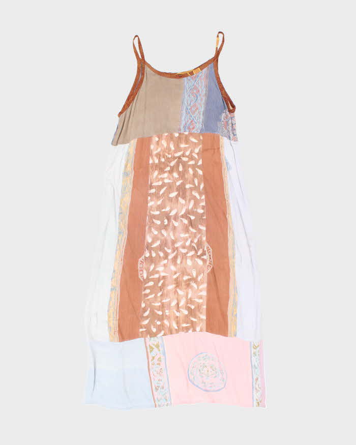 Vintage 00s Arti Facts Pattern Maxi Dress - M – Rokit