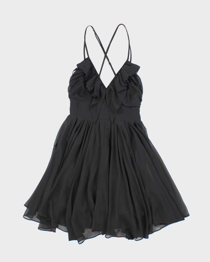 Guess Black Strappy Party Dress LBD - XS – Rokit
