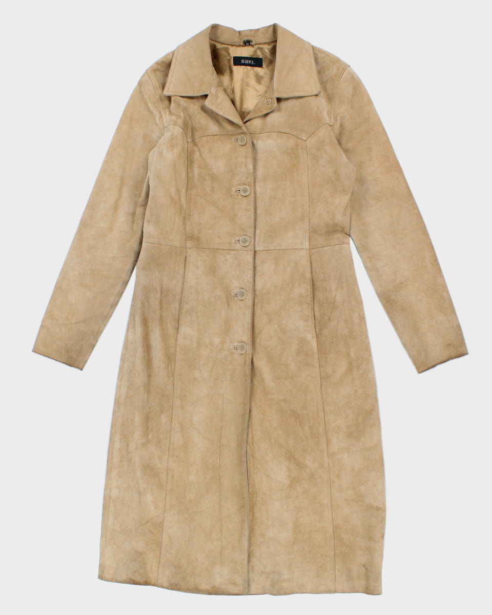 Vintage 90s/00s Saki Suede Coat - S – Rokit