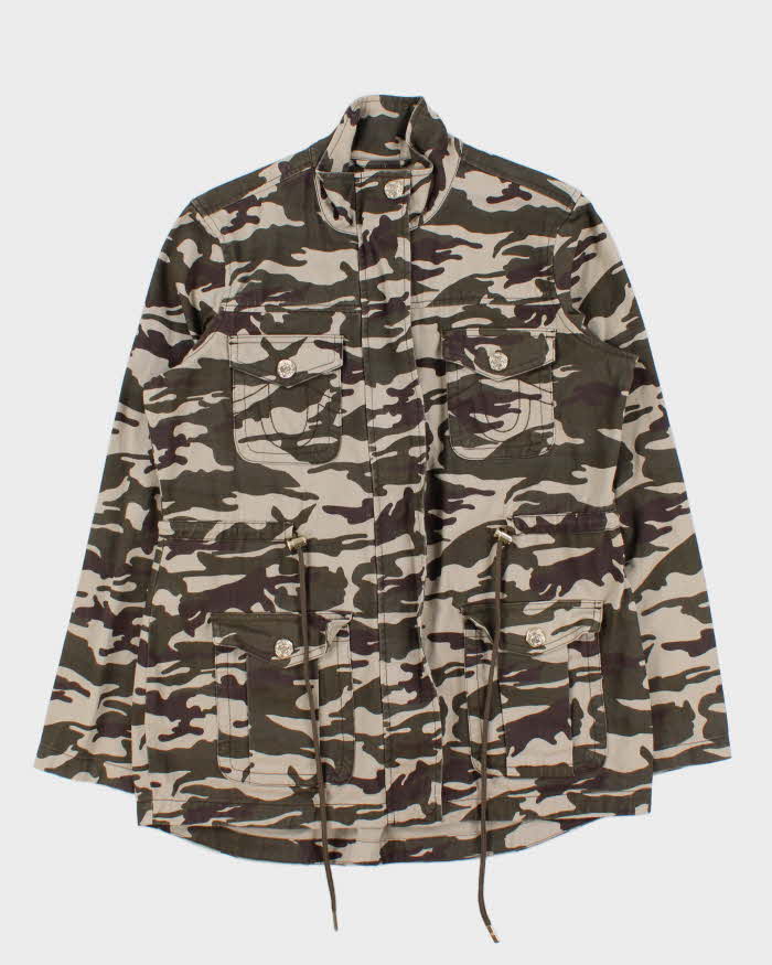 Vintage Women's True Religion Camouflage Military Cotton Chore Jacket ...