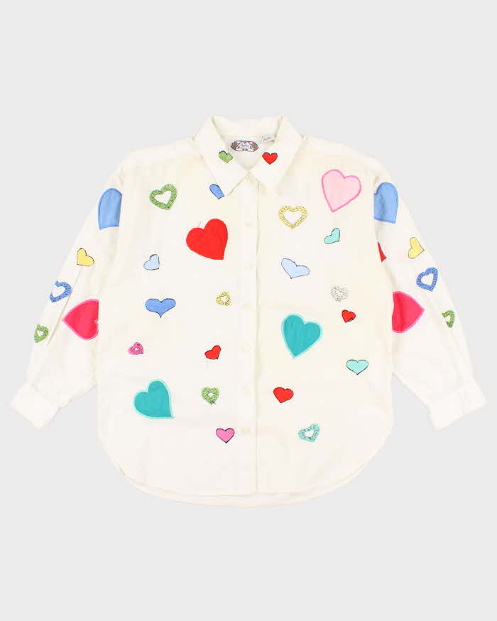 Women's Vintage 90s Angelique Hearts - S – Rokit