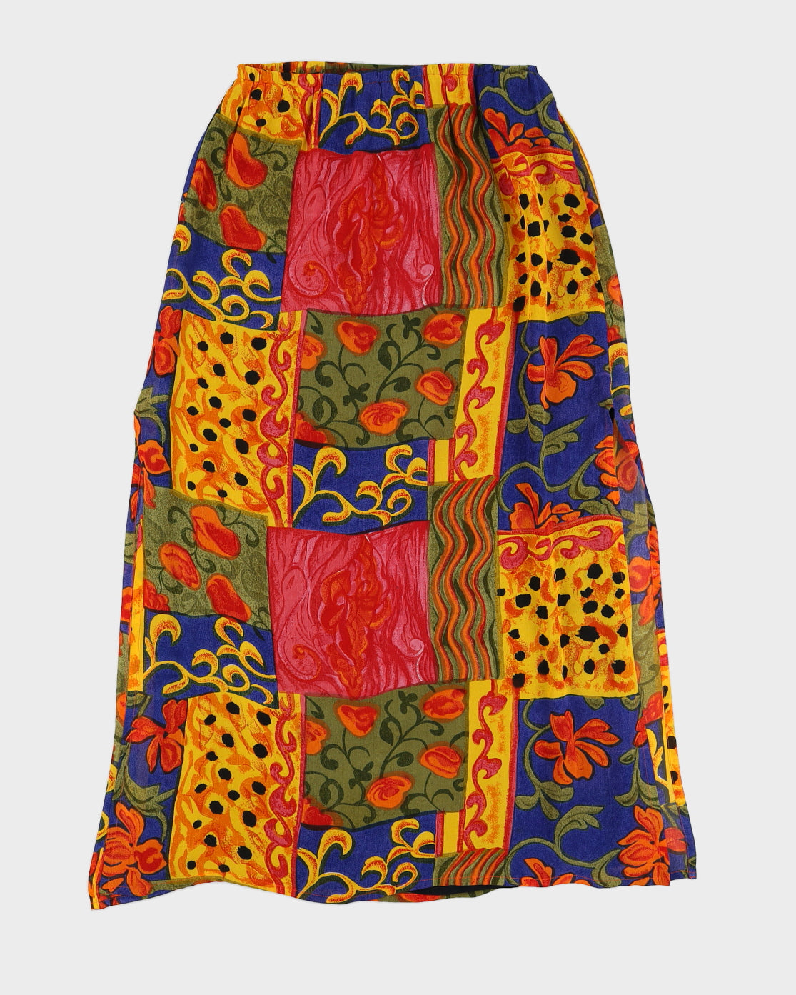 Vintage 90s Chico's Design Printed Midi Skirt - L – Rokit