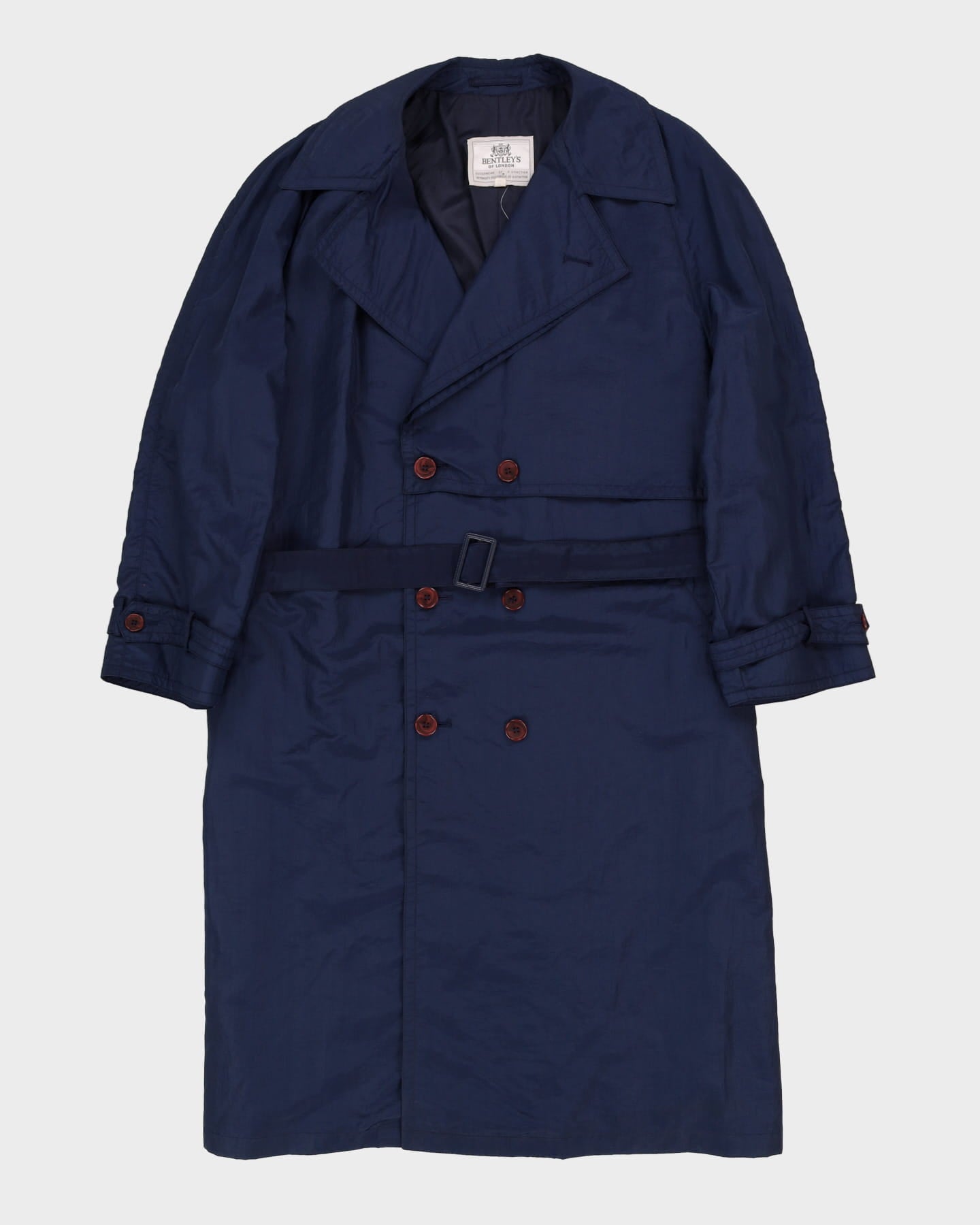 Bentley's Of London Blue Mac Style Coat - XL – Rokit