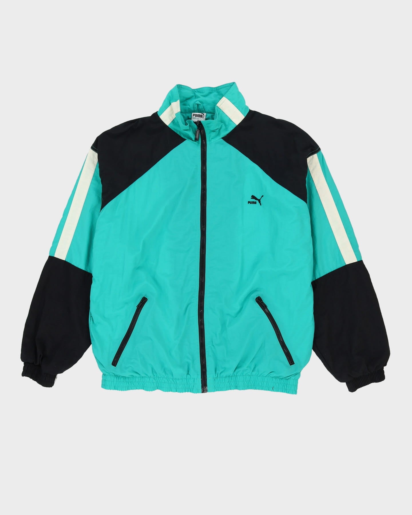 Vintage 80s Puma Green Shell Jacket - M – Rokit