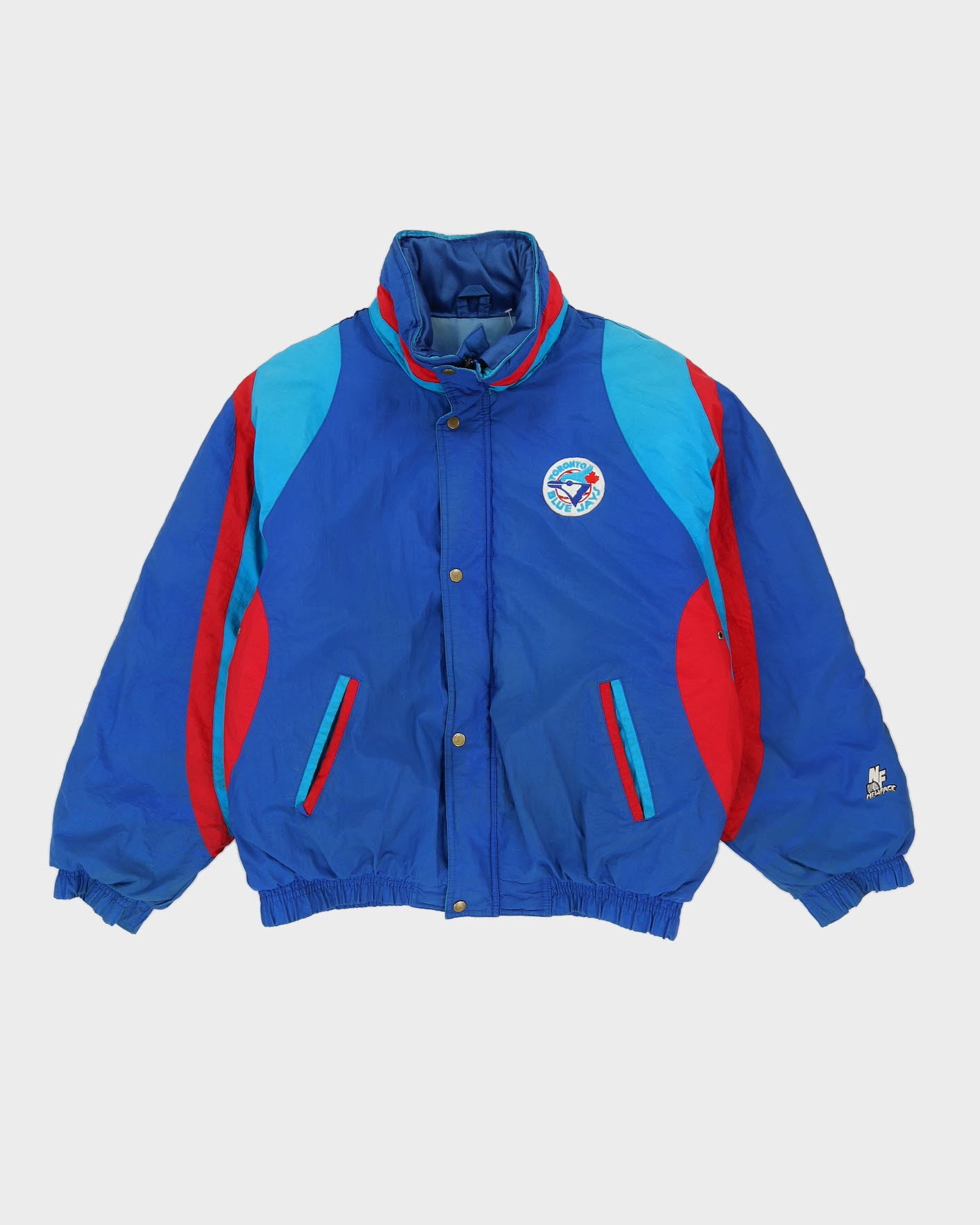 Vintage 90s MLB x New Face Blue Jays Toronto Blue Jacket - L – Rokit