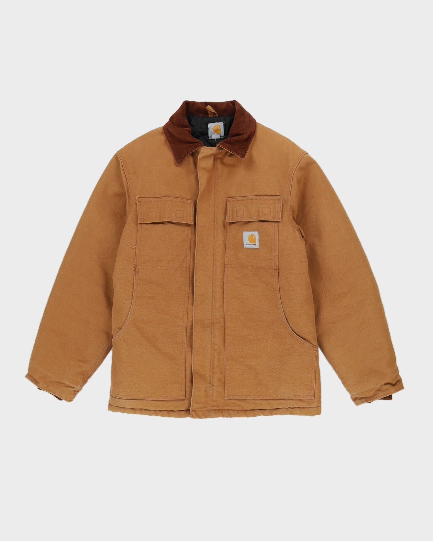 00s Carhartt Beige Heavy Workwear Jacket - S – Rokit