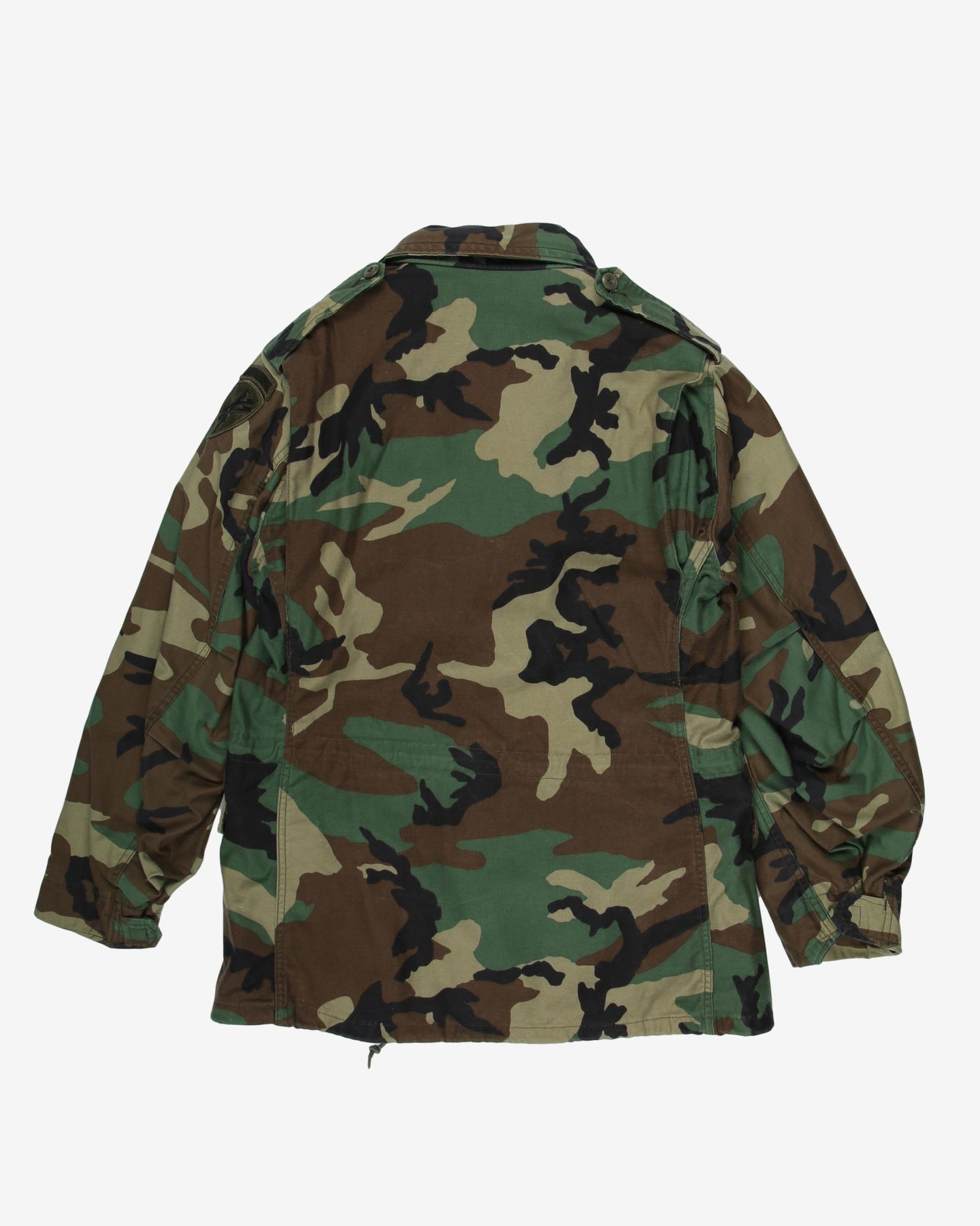 1996 Vintage US Army PSYOPS Patched M81 Woodland Camouflage M65 Field ...