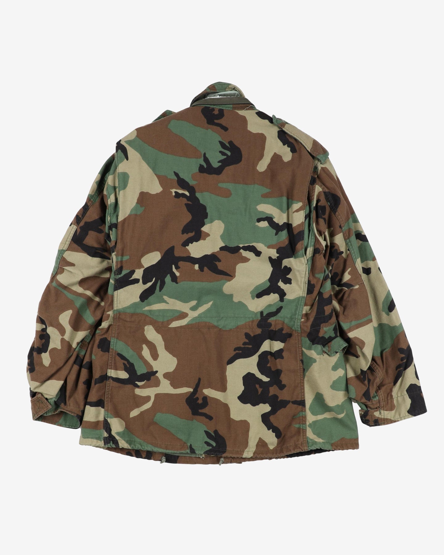 1999 Vintage US Army M81 Woodland M65 Cold Weather Field Jacket - Medi ...