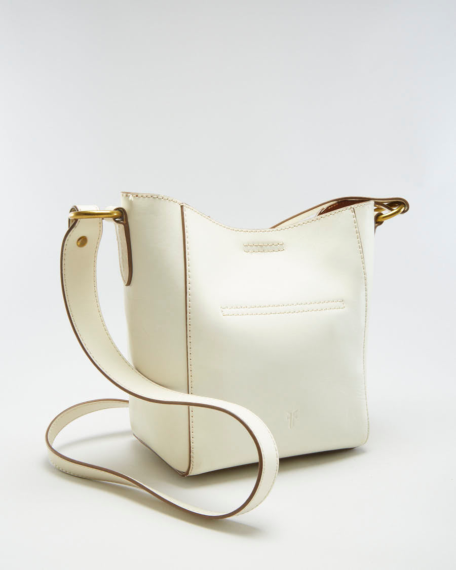 Frye Cream Leather Cross Body Bag - O/S – Rokit