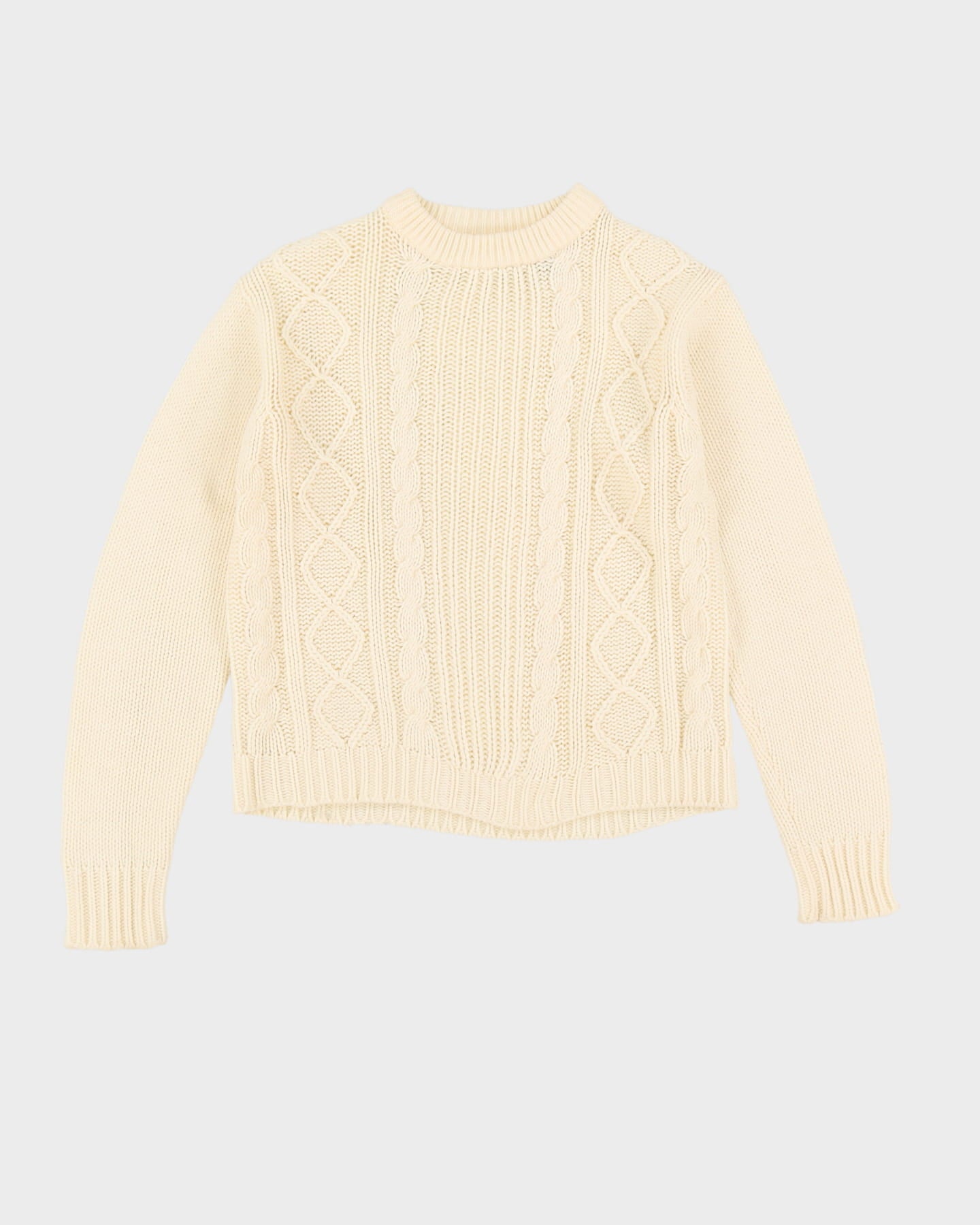 Vintage 1980s The Bay Hudson's Bay Cream Knitted Jumper - S – Rokit