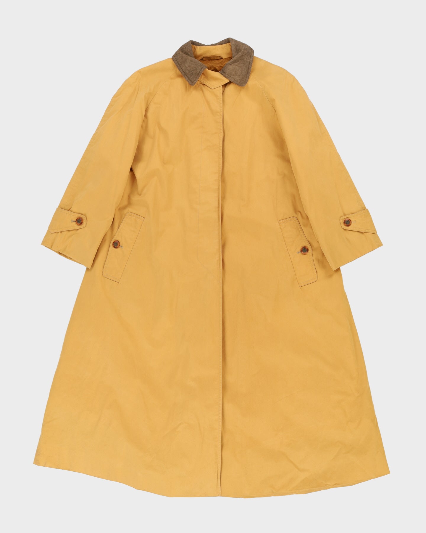 Aquascutum Beige A-line Mac Coat - L – Rokit