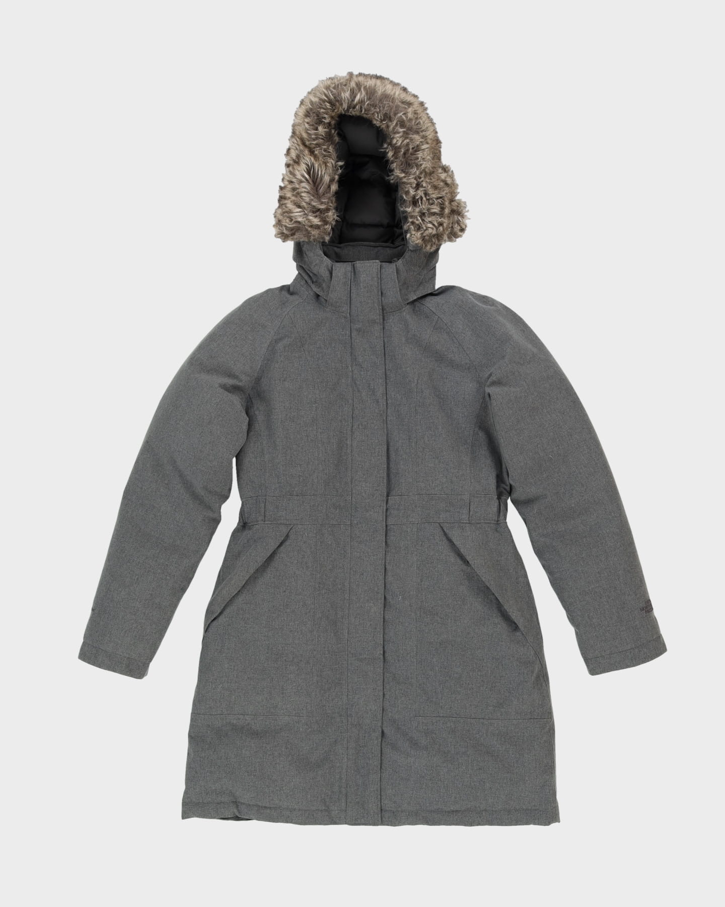 The North Face Grey Long Ski Jacket - S – Rokit