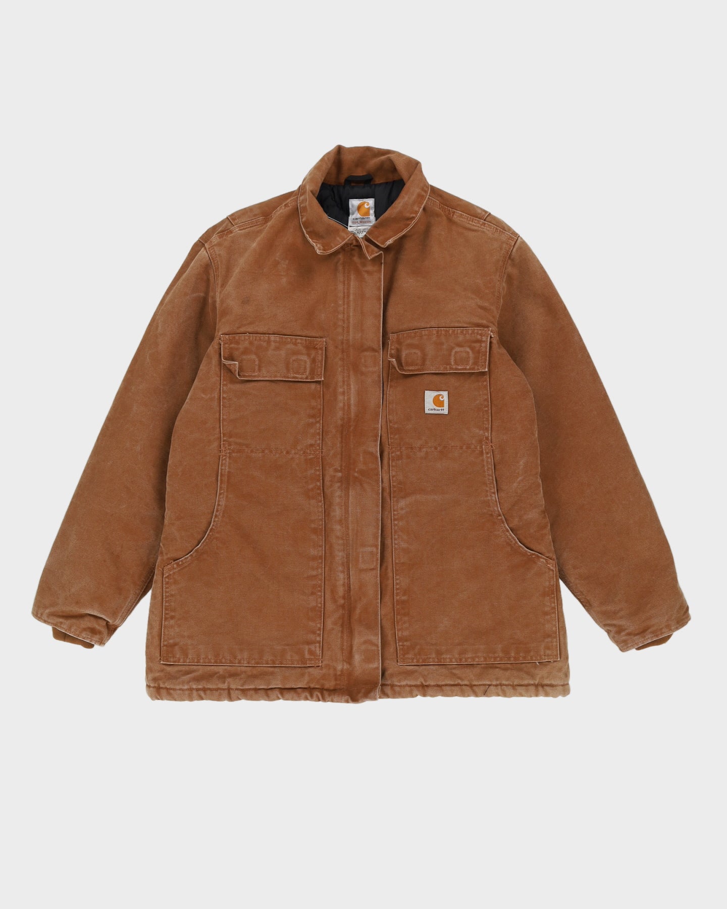 Carhartt Beige Workwear Long Jacket - M – Rokit